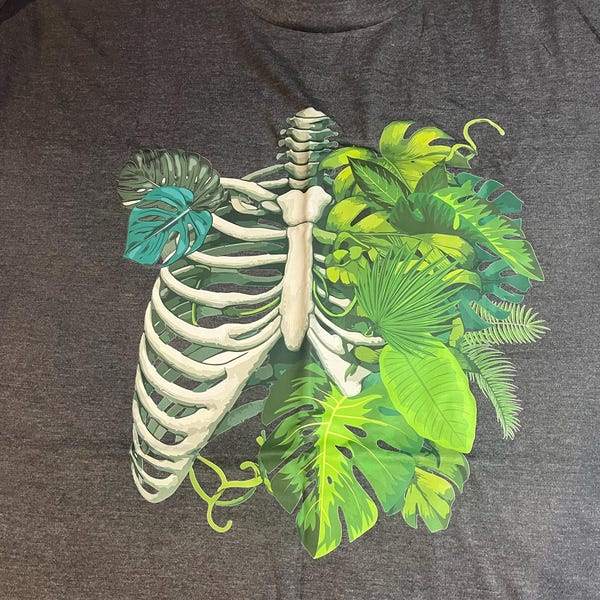 Skeleton Plant Body T-shirt, Plant Lover Shirt, Plant Gift, Plant Lover ...
