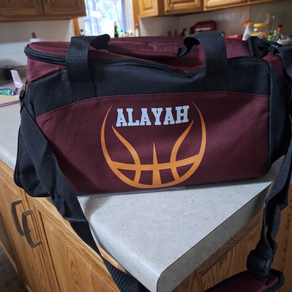 Custom Football Duffle Bag | Personalized Sports Gym Gear, Team Gifts ...