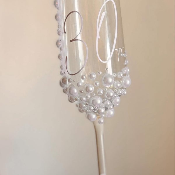 Pearl Acrylic Table Numbers (1item) - Etsy