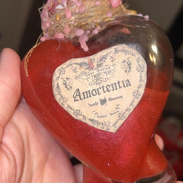 Printable Amortentia Love Potion Sticker / Label for Your DIY Potions ...