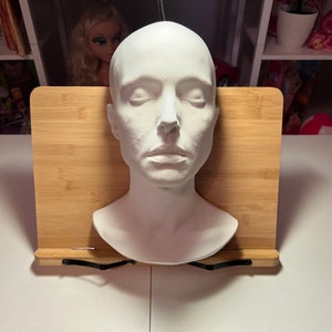 Michael J. Fox Life Cast, Face Cast, Life Size 1:1 in White Hydrocal ...