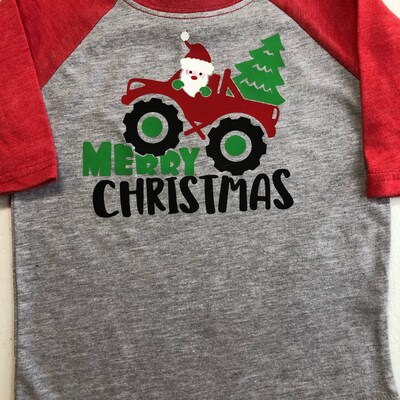 Christmas Tree Truck Svg, Monster Truck Svg, Merry Christmas Svg, Santa ...