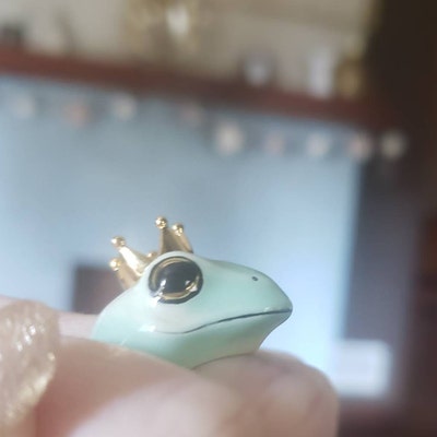 Frog Prince Ring, Frog Ring, Original. - Etsy