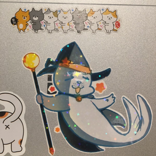 Madoka Magica Die Cut Stickers | Cute Magical Girl Anime Holographic ...