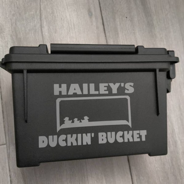 Duck Duck Holder, Black Personalized Rubber Duck Storage, Duck Carry ...