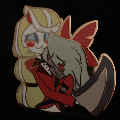 Hazbin Hotel Charlie & Vaggie Enamel 2nd Run Pin 3 Chaggie 2 Variants ...