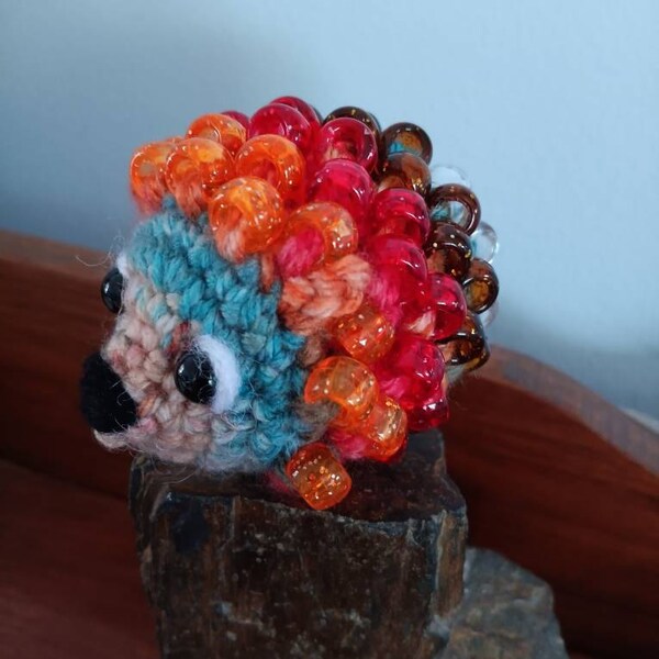 Beaded Fidget Hedgehog Crochet Pattern | Crochet Fidget Toy | Fidget ...