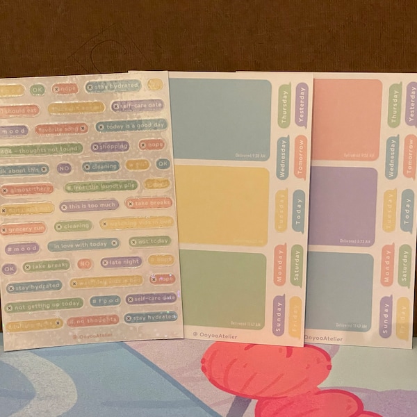 Mini Hangul Letters - Korean Alphabet Stickers - Etsy