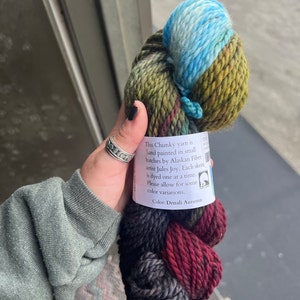 Girls in Xtra Tuffs Alaskan Colors Collection, Hand Painted Chunky Yarn ...