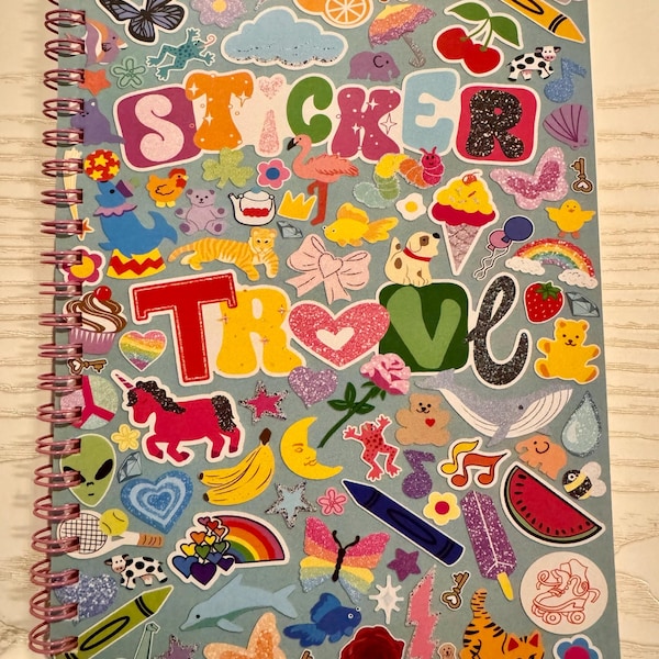 Adult Sticker Album, Sticker Book for Adults, Sticker Book, Sticker ...