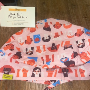 Emoji Heart Scrub Caps for Women Valentines Day Surgical Cap - Etsy