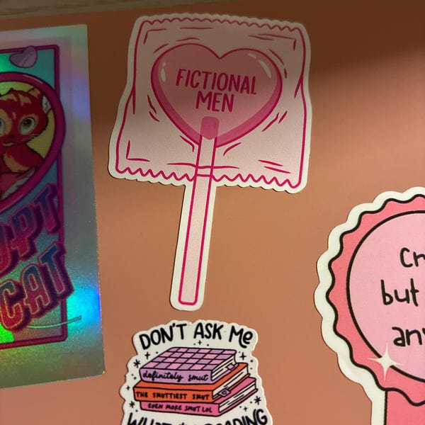 Book Sticker Vinyl Decal | Ghost Reading Book | Smutty Booktok| Dominic ...