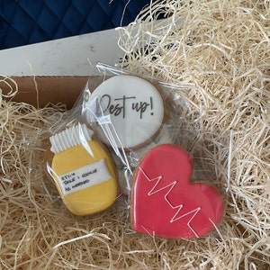 The Get Well Soon Cookie Box Made to Order Gift Iced Biscuits Care ...