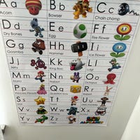 Super Mario ABC Chart Printable Page | Printable Preschool Nursery Wall ...