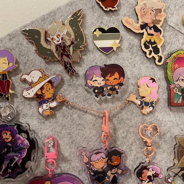 The Owl House Enamel Pin Possessed Hunter belos-hunter 2/5.08cm - Etsy