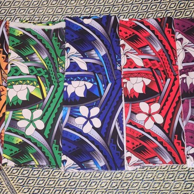 Polynesian, Samoan, Tongan Men's Traditional Ula Fala Necklace Natural ...