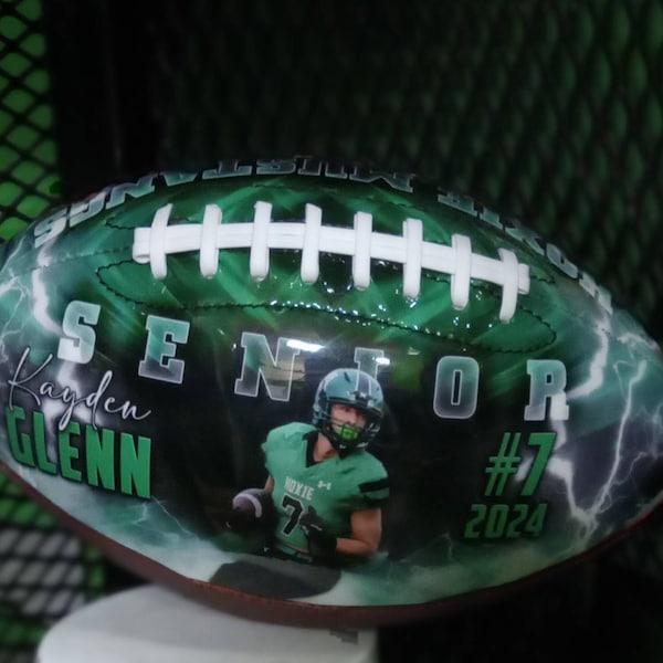 Custom Senior Football Gift - Personalized Football, Senior Night ...