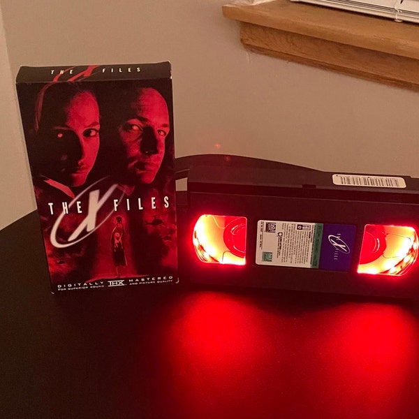VHS Lamp - the X Files (1998) - Etsy