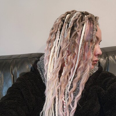 Sandy Weves Dreads, Synthetic Blonde Dreads, Tropical Style, Festival ...