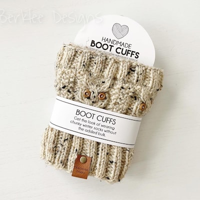 BOOT CUFF Printable Tags for Packaging and Displaying Your Handmade ...