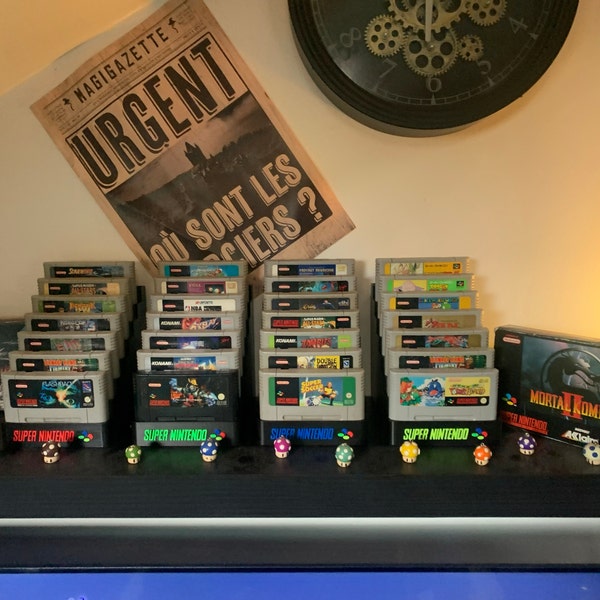 SNES Super Nintendo Display Game Stand - Etsy