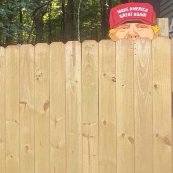 Handcrafted Green Alien Fence Peeker: Whimsical Outdoor Decor - Etsy