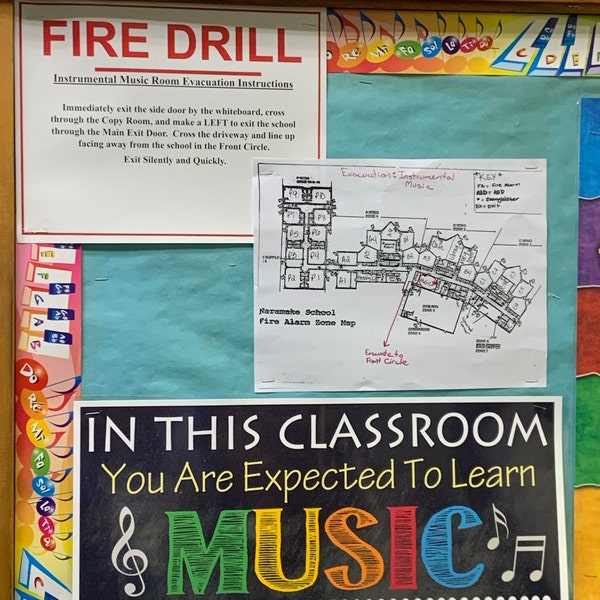 MUSIC Classroom Poster, Music Classroom Decor, Classroom Rules Poster ...