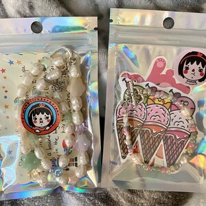 Sweet Creamy Keychain/ Lovely Dessert Keychain/ Cute Keychain/ Foodie ...