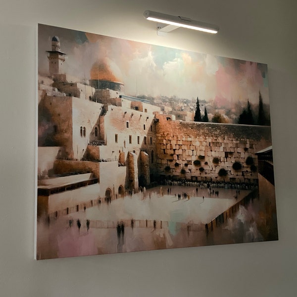 Simchat Torah Canvas Painting, Dancing With Bible Artwork, Jewish ...