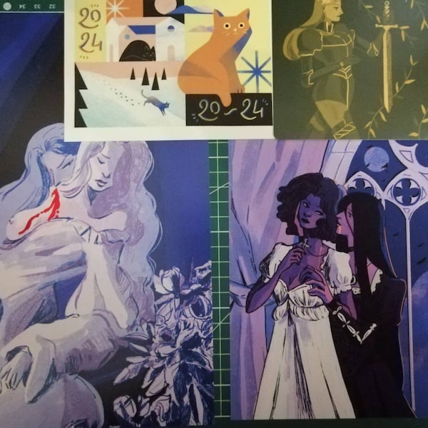 Lady Knight and Mermaids • Illustrations • Sapphic Illustration • LGBT ...