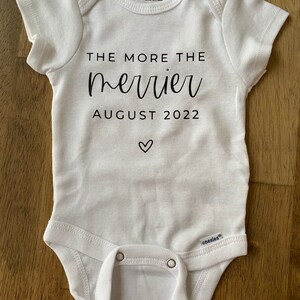 And Then There Were Six Onesie Pregnancy Announcement Onesie | Etsy