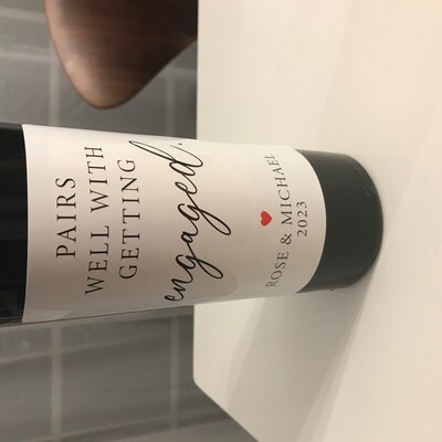 PRINTED New Chapter Wine Labels Fresh Start Wine Label Gift - Etsy