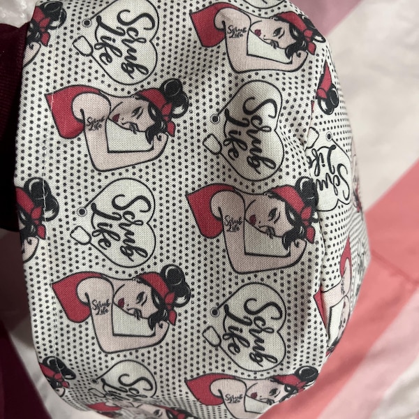 Rad Tech Scrub Hat| Radiology- X-ray Scrub Cap | Satin Lined Option ...