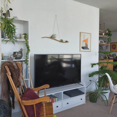 Wall Mount Diamond Planter With Saucer Geometric Wall - Etsy