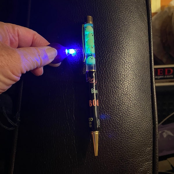 Glow in the Dark Ghost Pen, Halloween Ghost Ballpoint Pen, Fun Boo Pen ...
