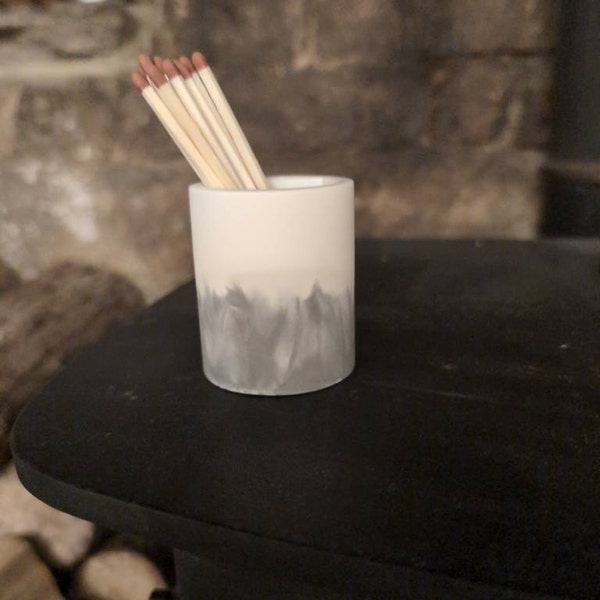 Long Incense Holder | Jesmonite Concrete Incense Burner | Modern ...