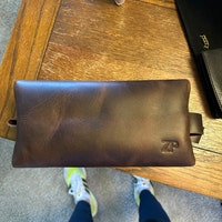 Personalized Full Grain Leather Dopp Kit Premium Gifts for Him ...