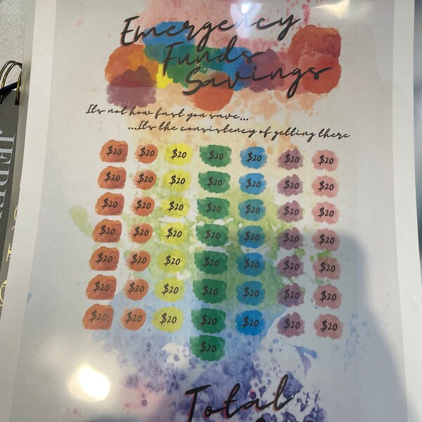 Printable Six Month Savings Challenge, Savings Challenge, Savings Fund ...