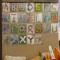 Lowercase Nature Alphabet Cards Printable Digital Download Natural ...