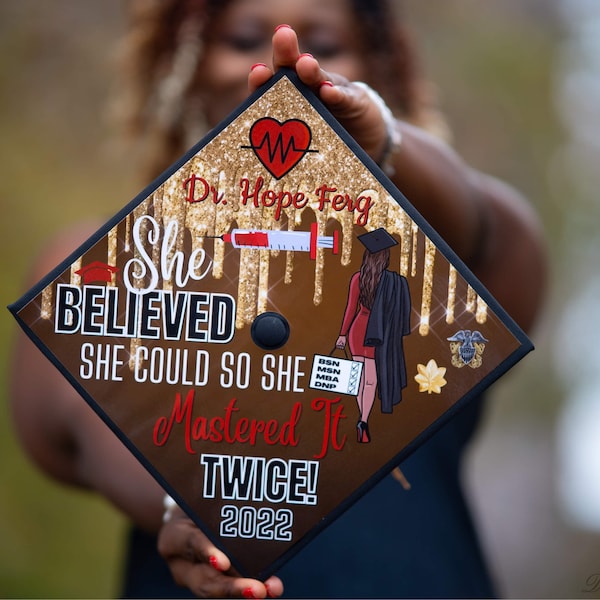 Graduation Cap Topper/mba - Etsy