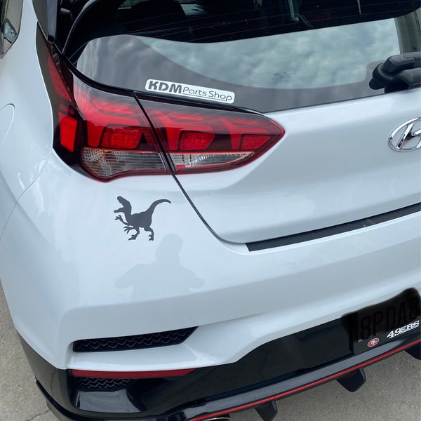 Dinosaur Velociraptor Decal, Dinosaur Vinyl Decal, Velociraptor ...