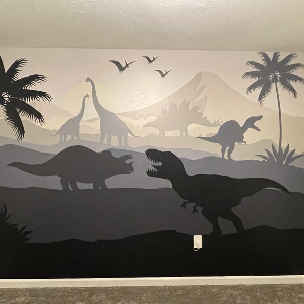 Jurassic World Wallpaper Kids Trex Wall Mural Nursery Dinosaur ...