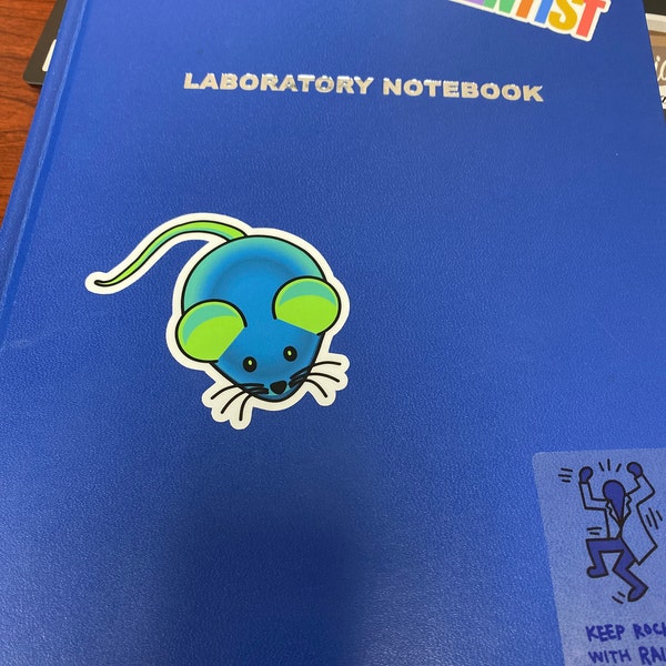 GFP Mouse, Vinyl Science Sticker, Biology, Immunology, Geekery, Gift ...