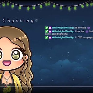 Clove VALORANT Chibi Pngtuber Model for Twitch/youtube Vtuber Model ...