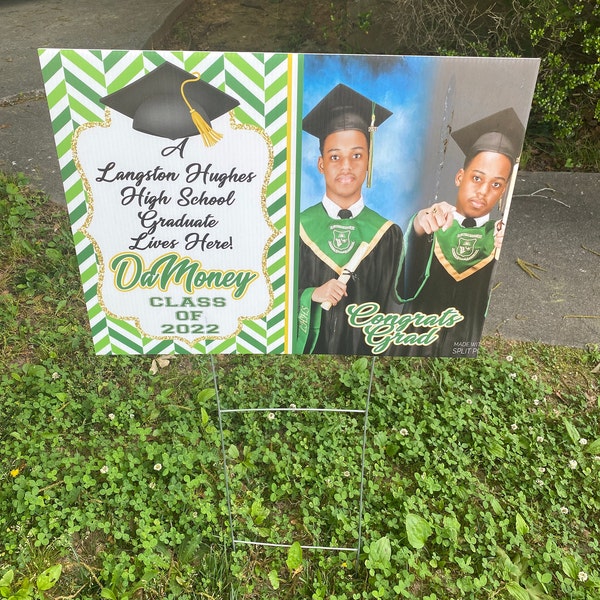 CUSTOM YARD SIGN Sports Yard Sign Graduation Yard Sign Graduation Lawn ...