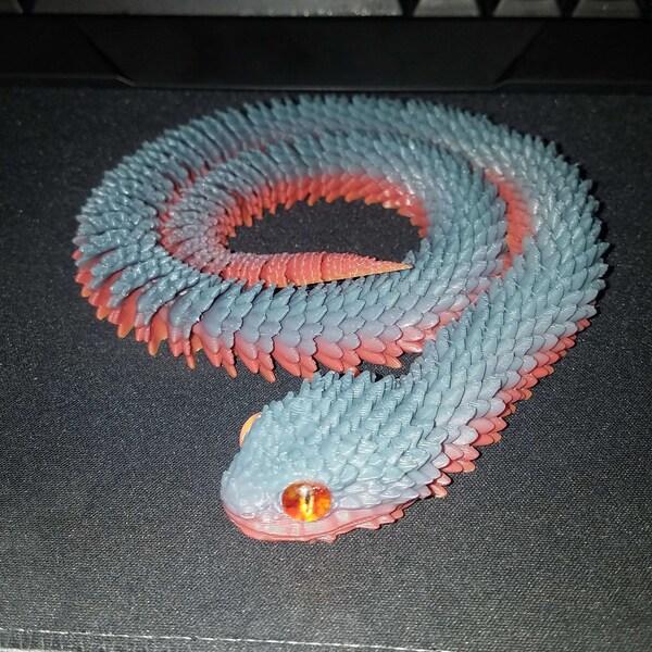 Articulated Bush Viper Toy Dragon Snake - Etsy