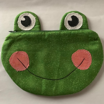 Frog Zippy Critter PDF Pattern, Sewing Pattern, School Supplies ...