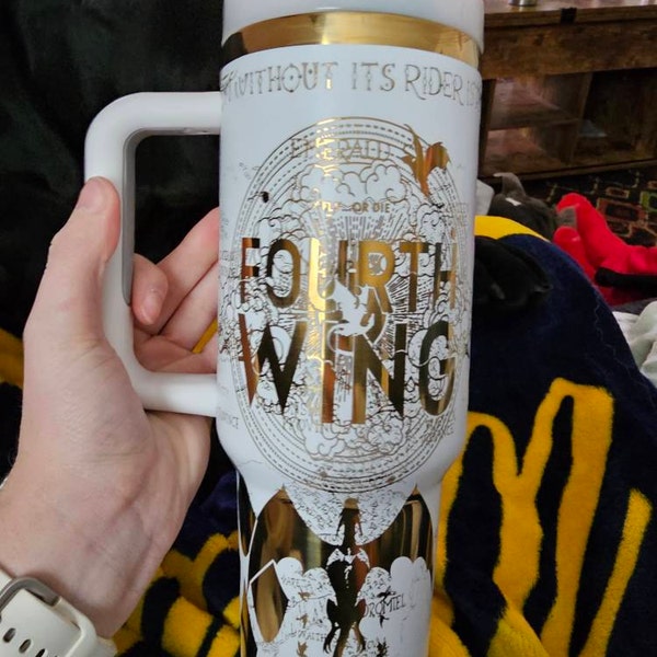 WALLEN Tumbler Cup Permanent Laser Engraved Large 40oz With Handle Lid ...