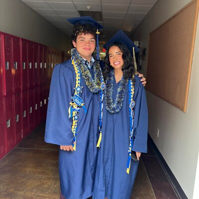 Hawaii 2 Color Satin Ribbon Lei, Graduation Lei, Senior Lei, Class of ...