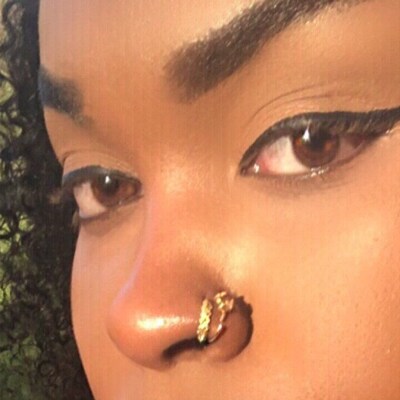 Unique Nose Ring, Indian Nose Ring, Tribal Nose Ring, Gold Nose Ring ...